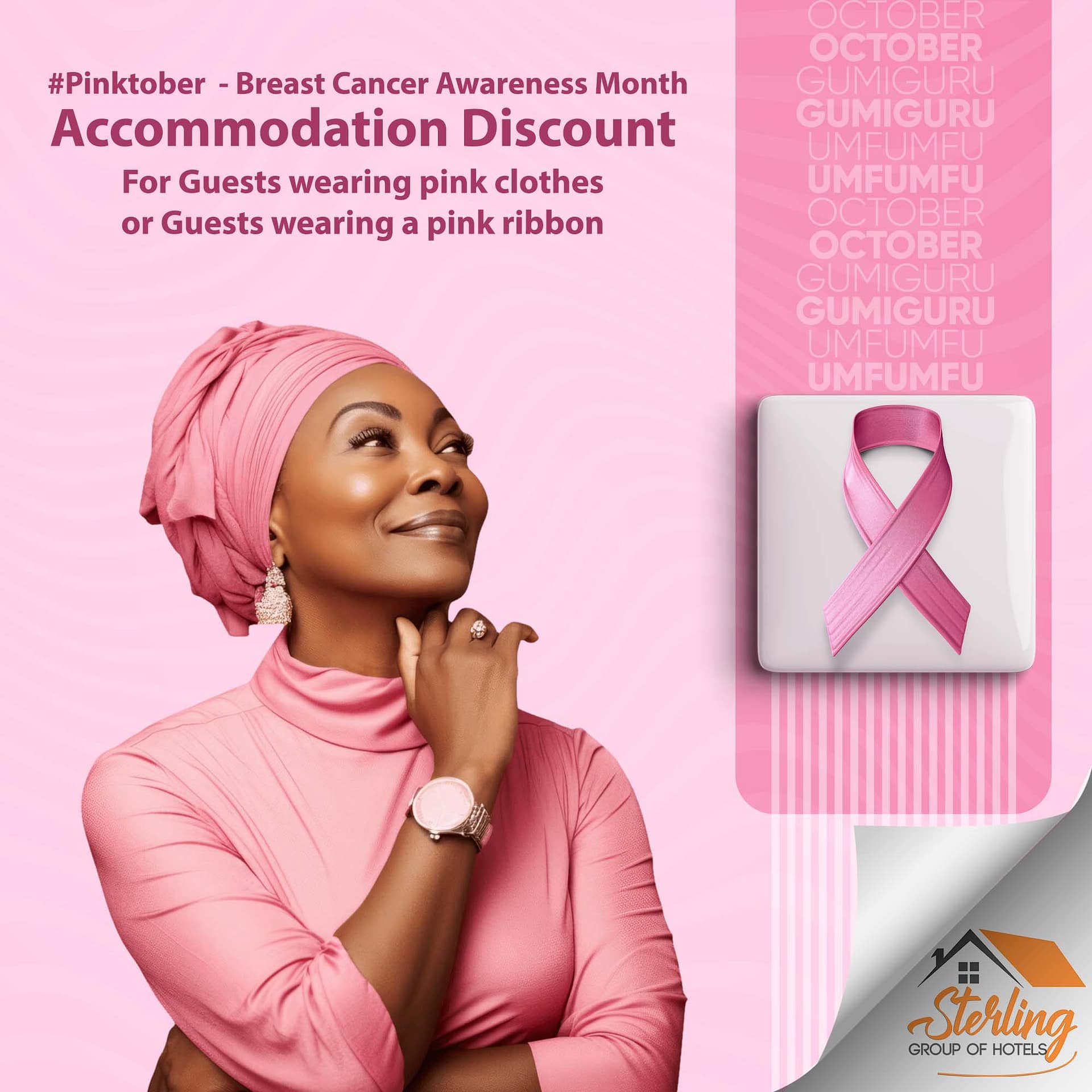 Breast Cancer Awareness - Sterling International Hotels